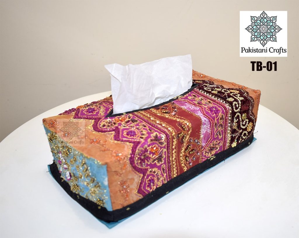 Tissue Box Cover | Pakistani Crafts